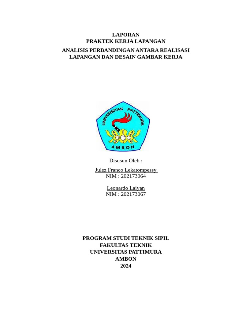 Laporan Pkl[1] | PDF