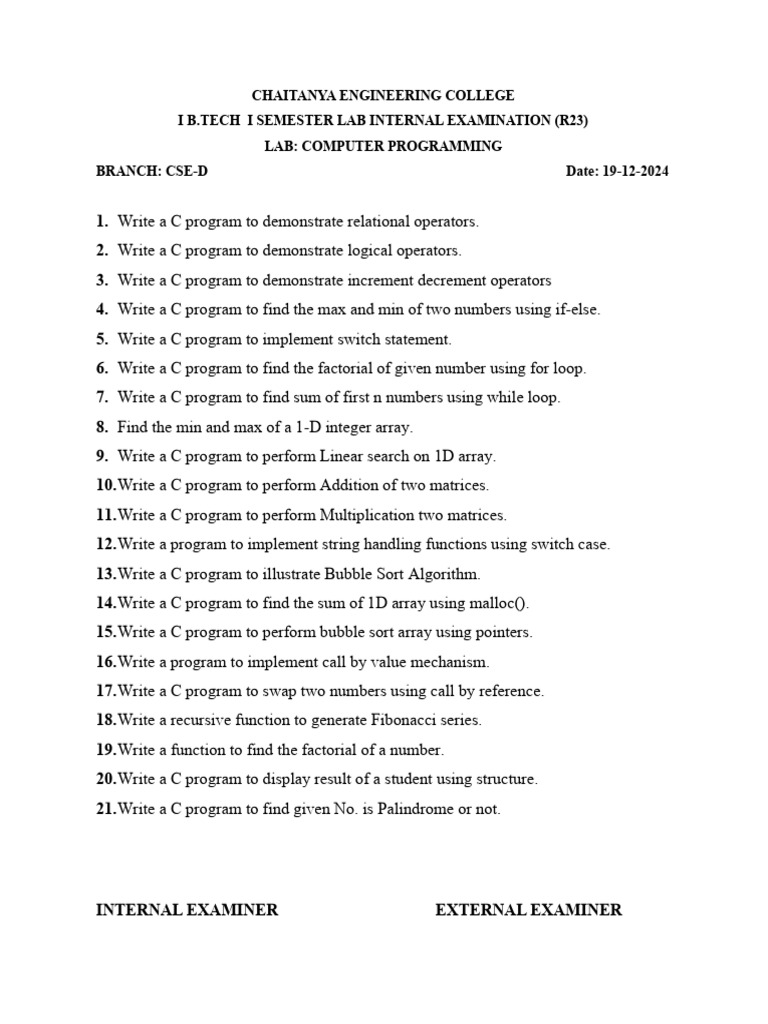 CP-INT-EX-QP | PDF | Control Flow | Time Complexity