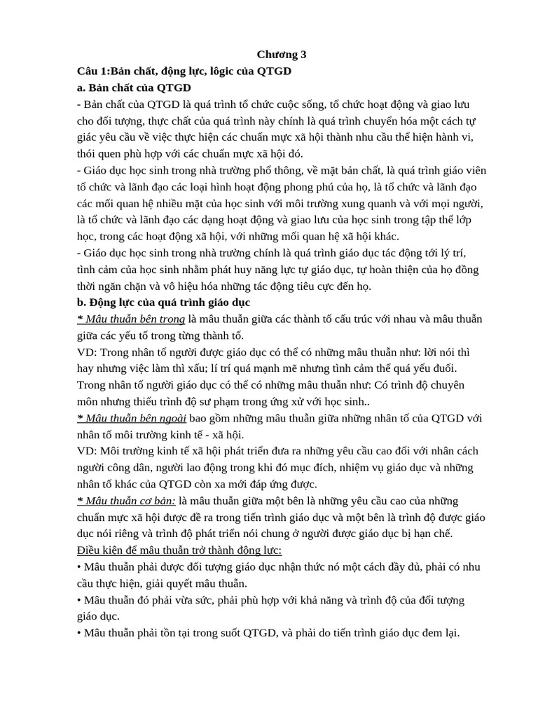 Chương 3 GDH- cuối kì | PDF