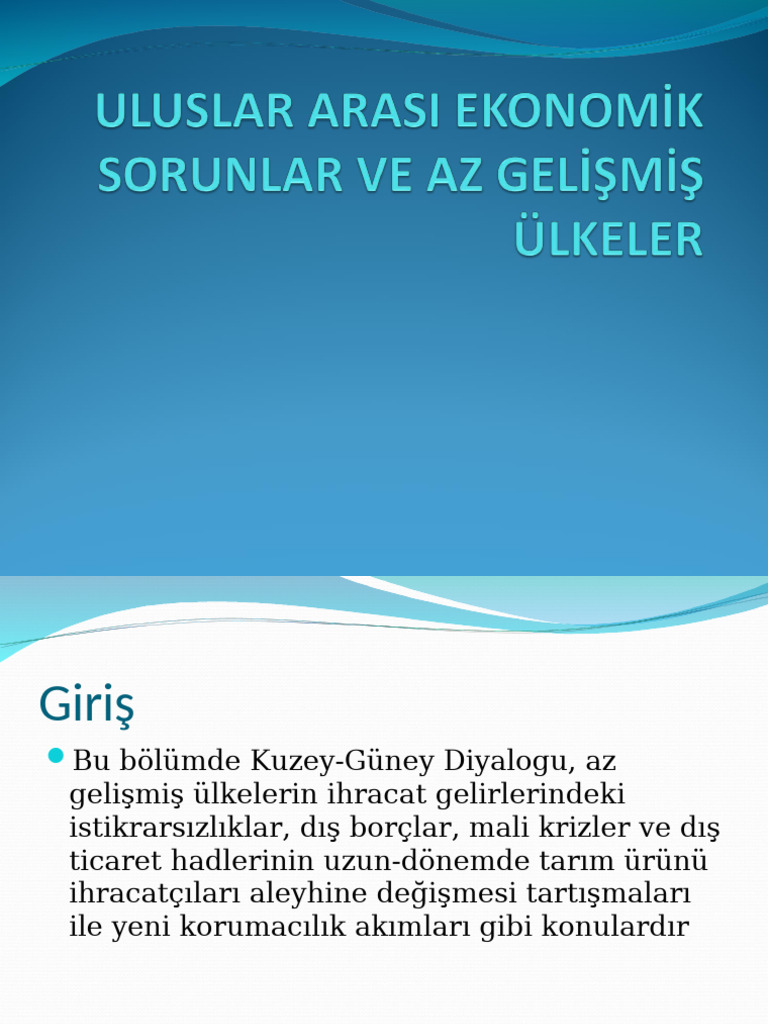 Bolum18 Ulus Eko Sor Ve AGU Ler | PDF