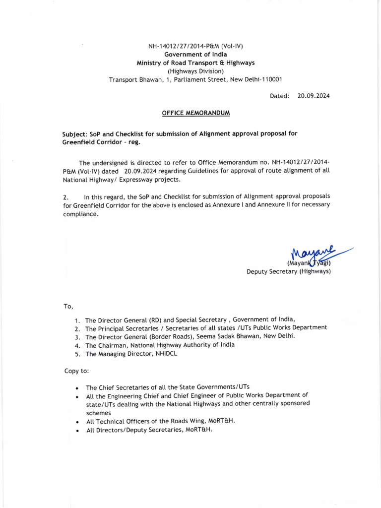 SoP and Checklist For The Alignemnt Approval Proposal | PDF ...