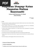 Caasaa Bara 2015 | PDF