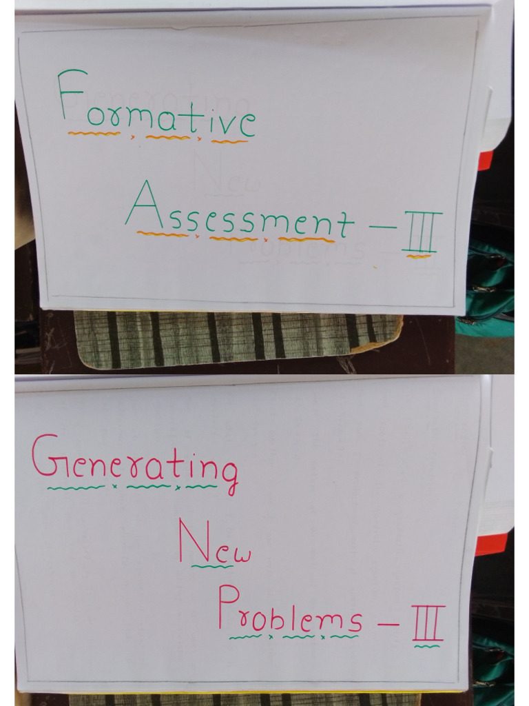 Maths Formative Assessment - 3 | PDF