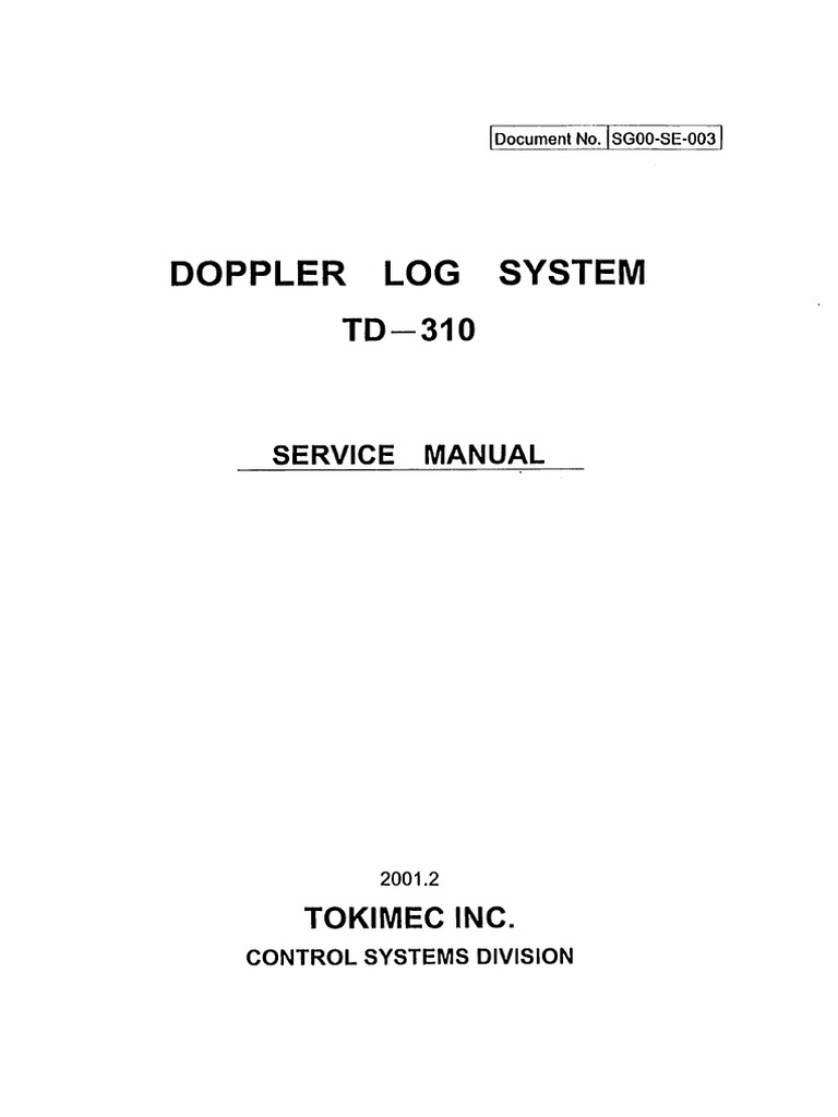 TD-310 Service Manual | PDF