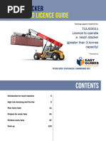Reach Truck Daily Inspection Checklist | PDF | Machines | Transport