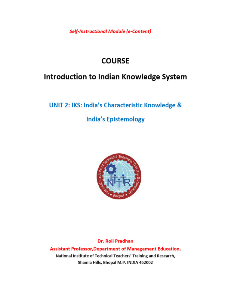 Lesson 2.3 Knowledge Frameworks and Classification | PDF | Hindu Philosophy | Knowledge