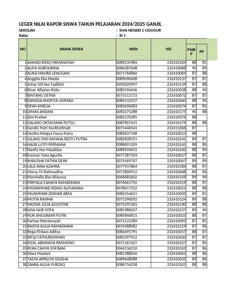 Leger_20241_XI 1 | PDF