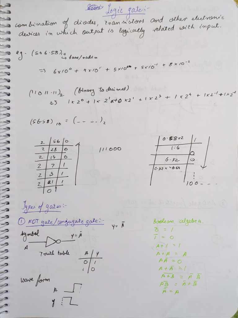 Logic Gates and Semiconductor Basics | PDF
