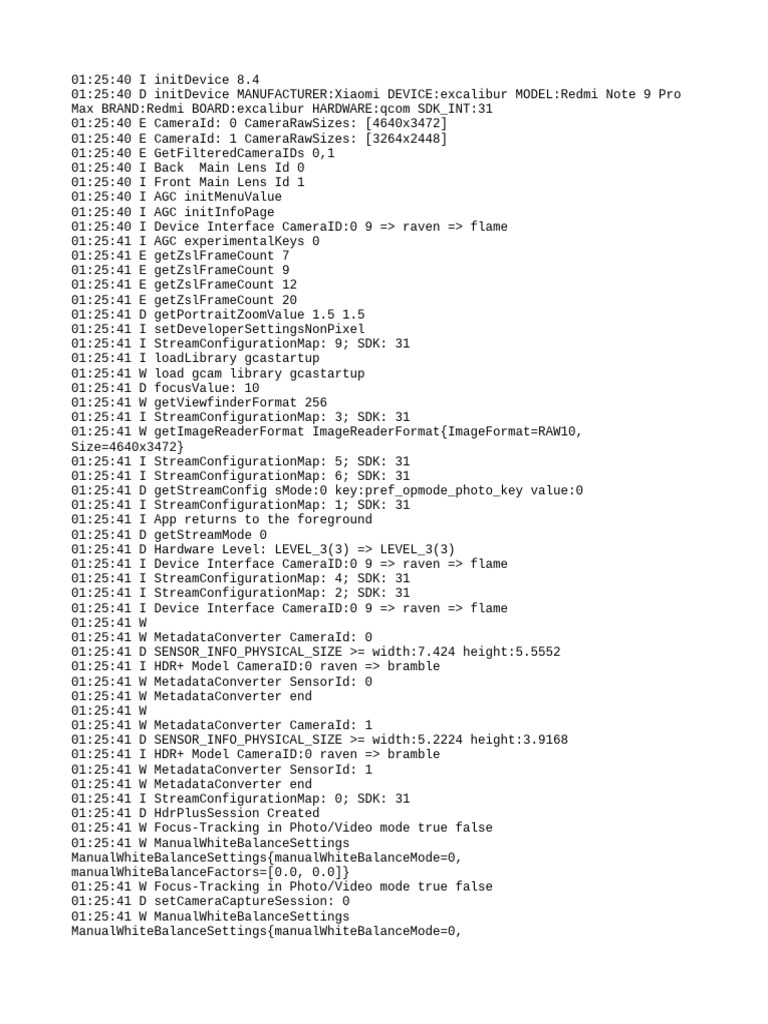 Log 20241015 | PDF | Software Development Kit | Consumer Electronics