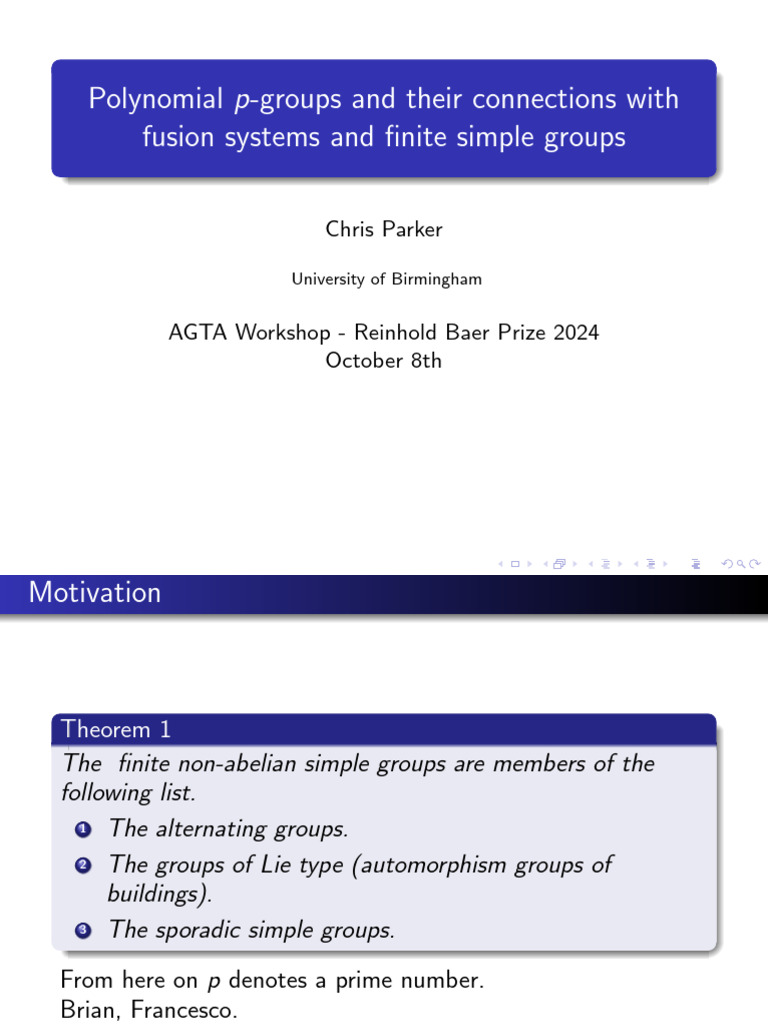 Parker | PDF | Mathematics | Algebraic Structures