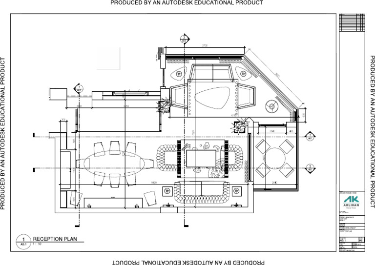 A5.1 Reception Plan | PDF