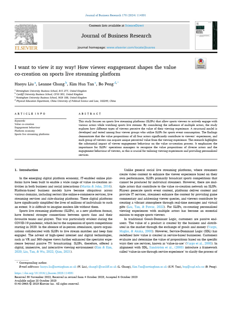 Vargo and Lush | PDF | Experience | Knowledge