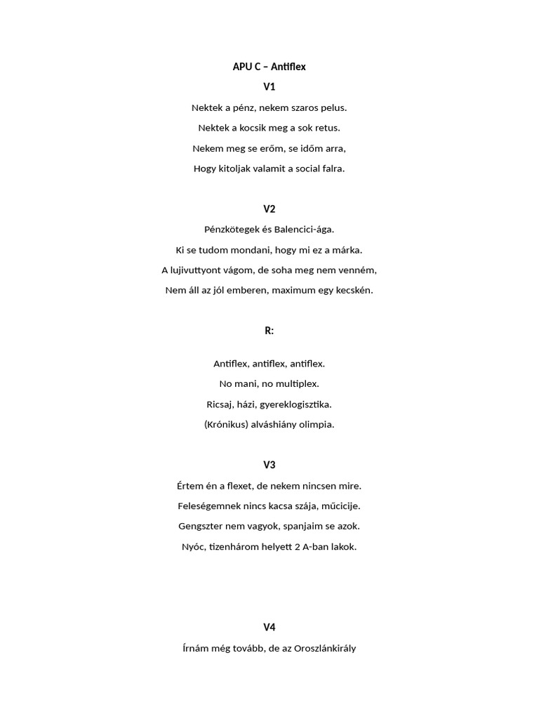 APU C - Antiflex - 20231119 | PDF