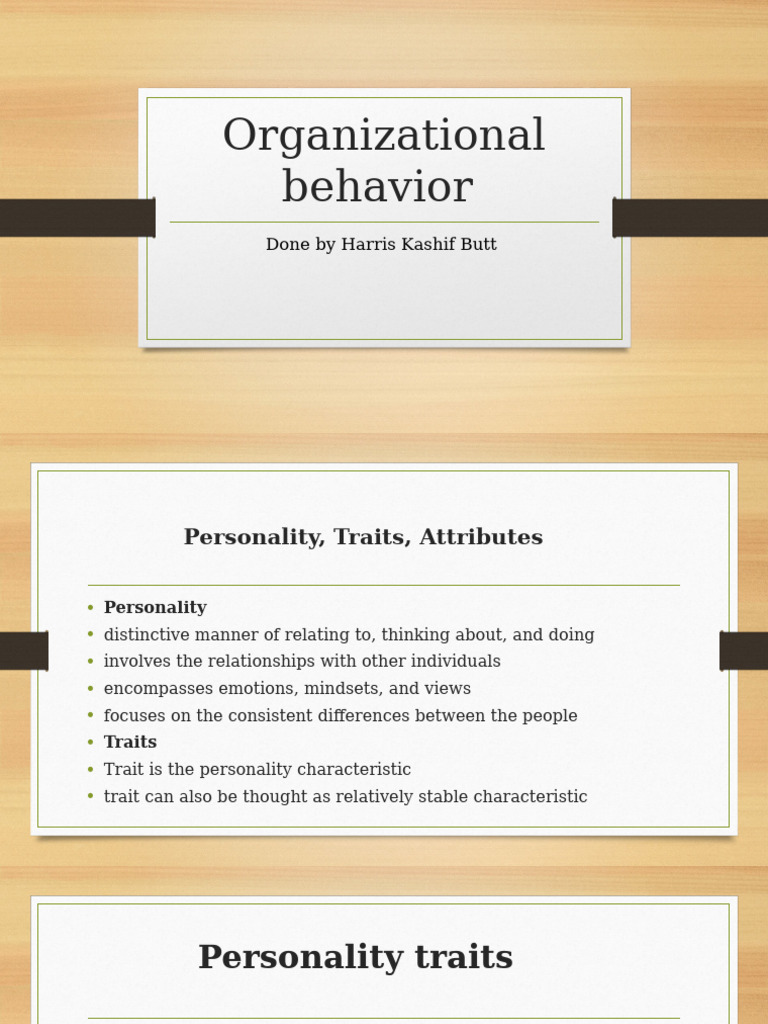 Ob Presentation Harris 2 | PDF | Motivational | Motivation