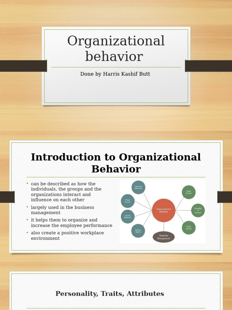 Ob Presentation Harris | PDF | Motivational | Motivation