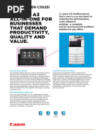 Ricoh IM C2000 Brochure | PDF | Image Scanner | Fax