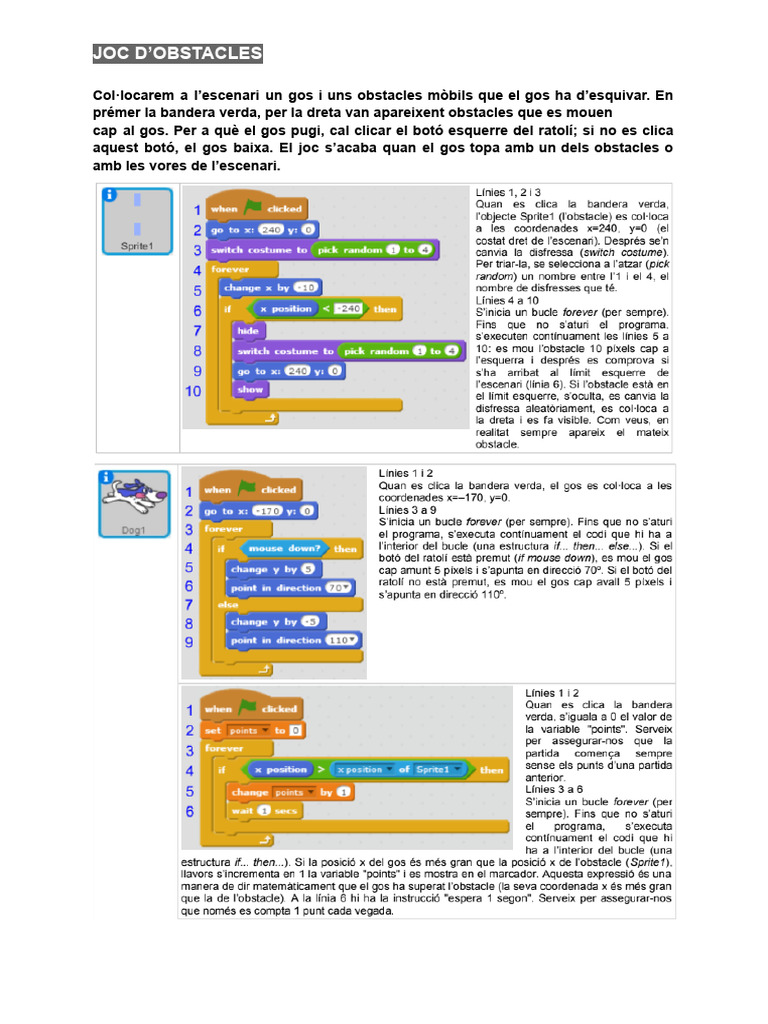 3. Joc d'obstacles.docx | PDF