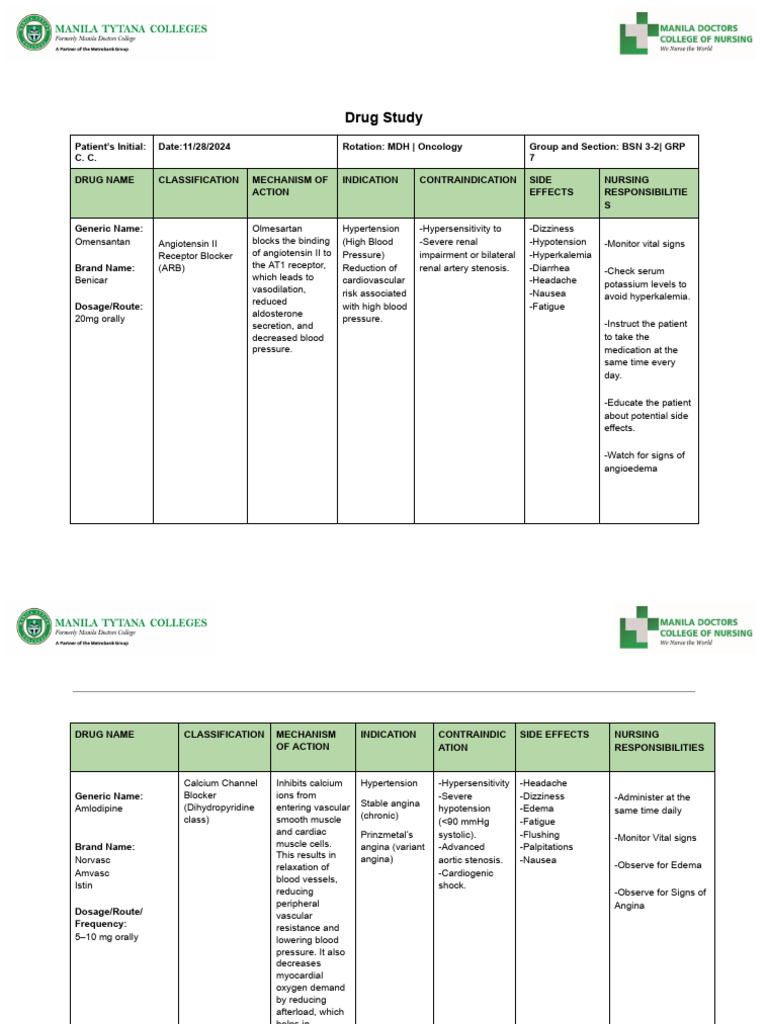 ONCOLOGY MDH - Drug Study - Retirado | PDF | Medical Specialties | Clinical Medicine