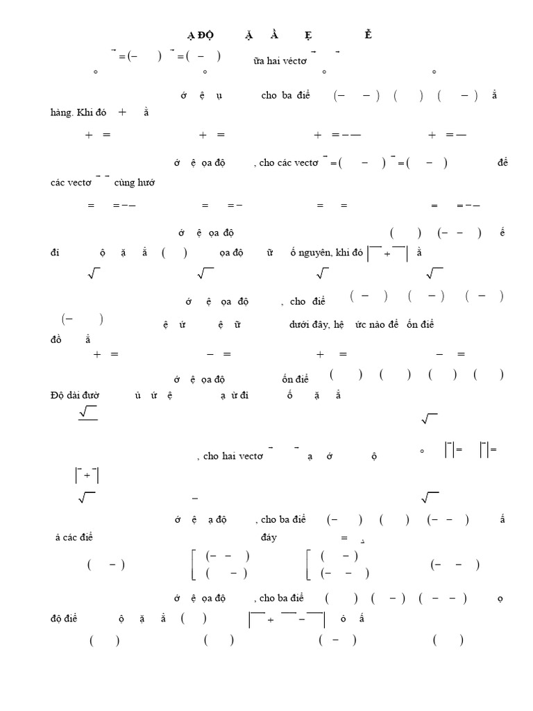 15 Cau Toa Do Nhe Nhan Pdf
