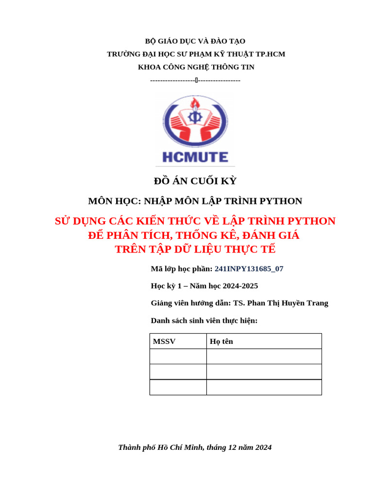 Sample Final Project | PDF