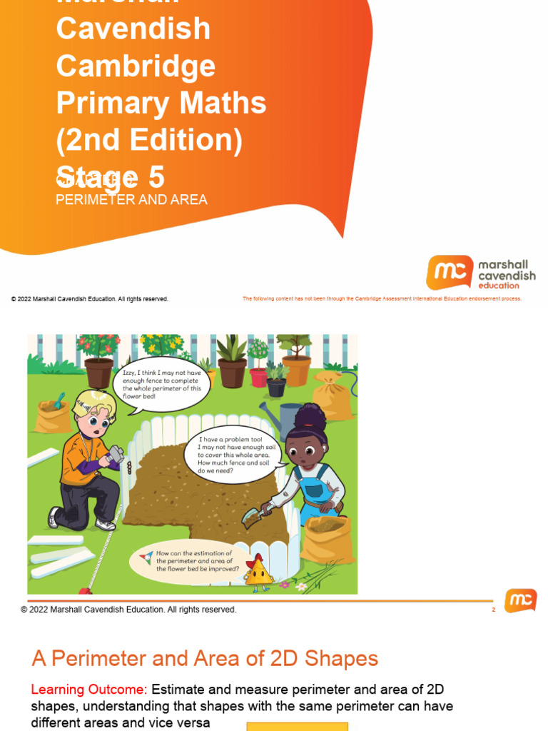 Area And Perimeter Pdf Area Length