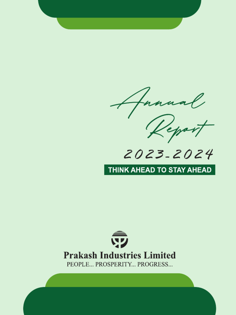 PIL Annual Report 2023-24 | PDF | Corporate Social Responsibility | Audit