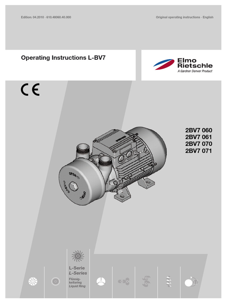 Contour Breton Vacuum Pump ELMO-RIETSCHLE | PDF | Safety | Pump