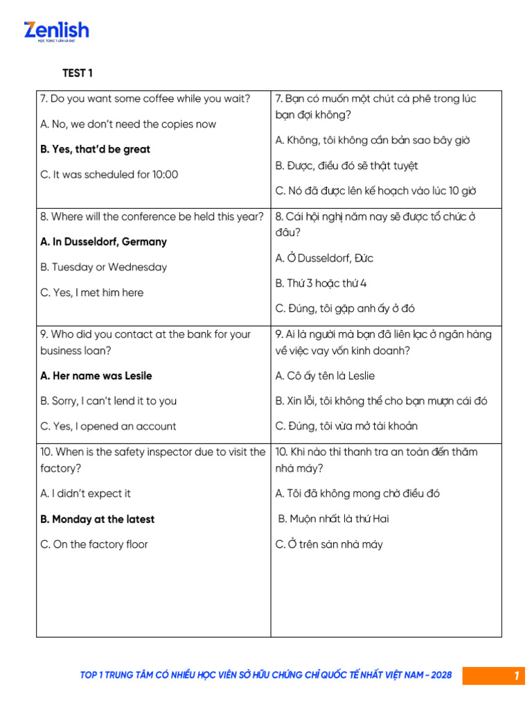 Test 1 - Part 2 | PDF