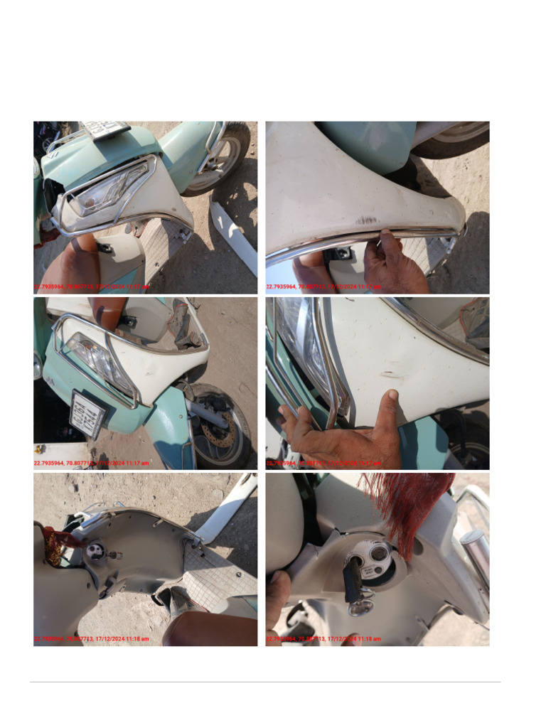 Registration Number: NA: Royal Sundaram Motor Own Damage Claims | PDF