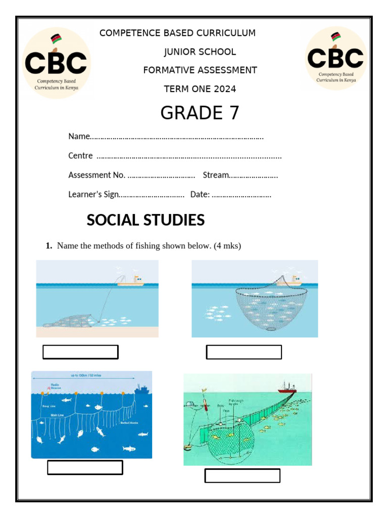 Grade 7 Social Studies Assessment 2024 | PDF | Earth Sciences | Atmosphere