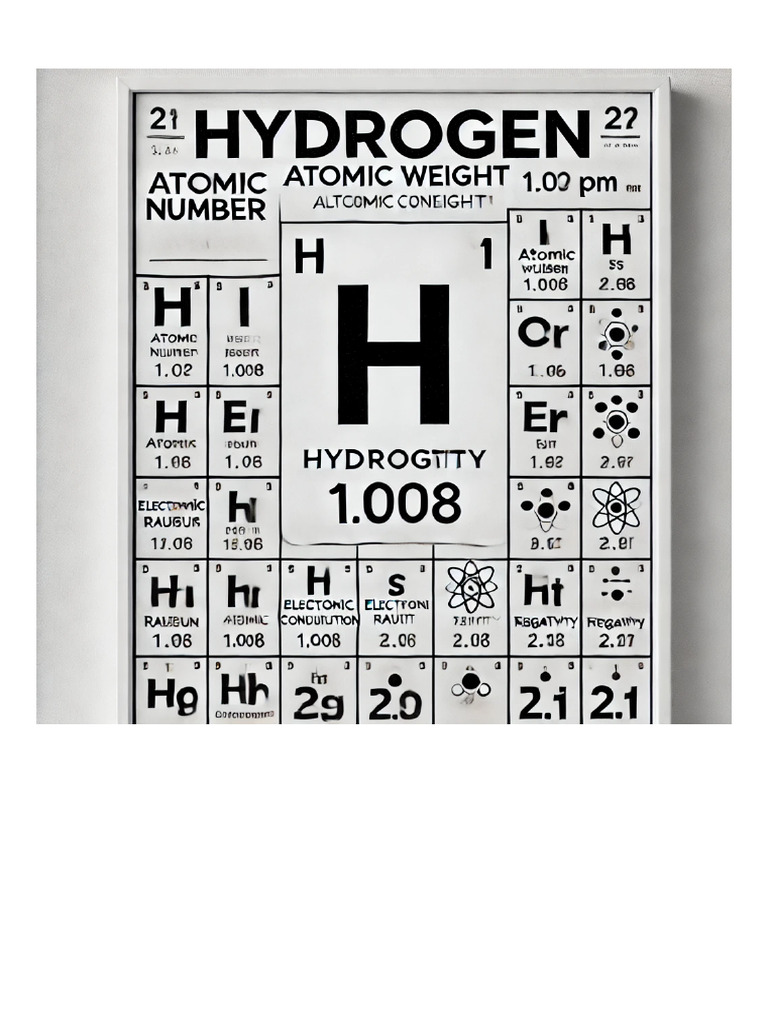 Periodic Table Hydrogen | PDF