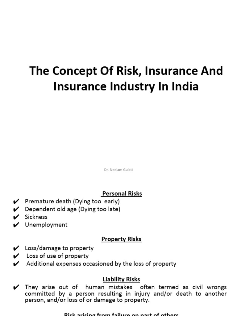 insurance in company | PDF | Insurance | Risk