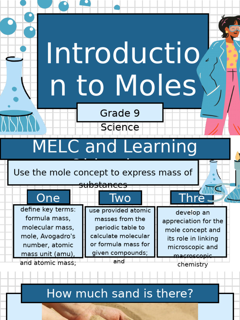 Introduction to Moles | PDF | Mole (Unit) | Molecules
