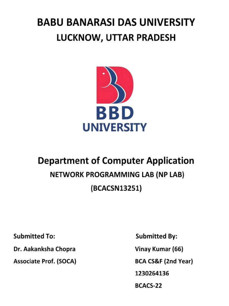 CNS - PRACTICAL - Vinay Kumar1 | PDF | Computer Network | Router (Computing)