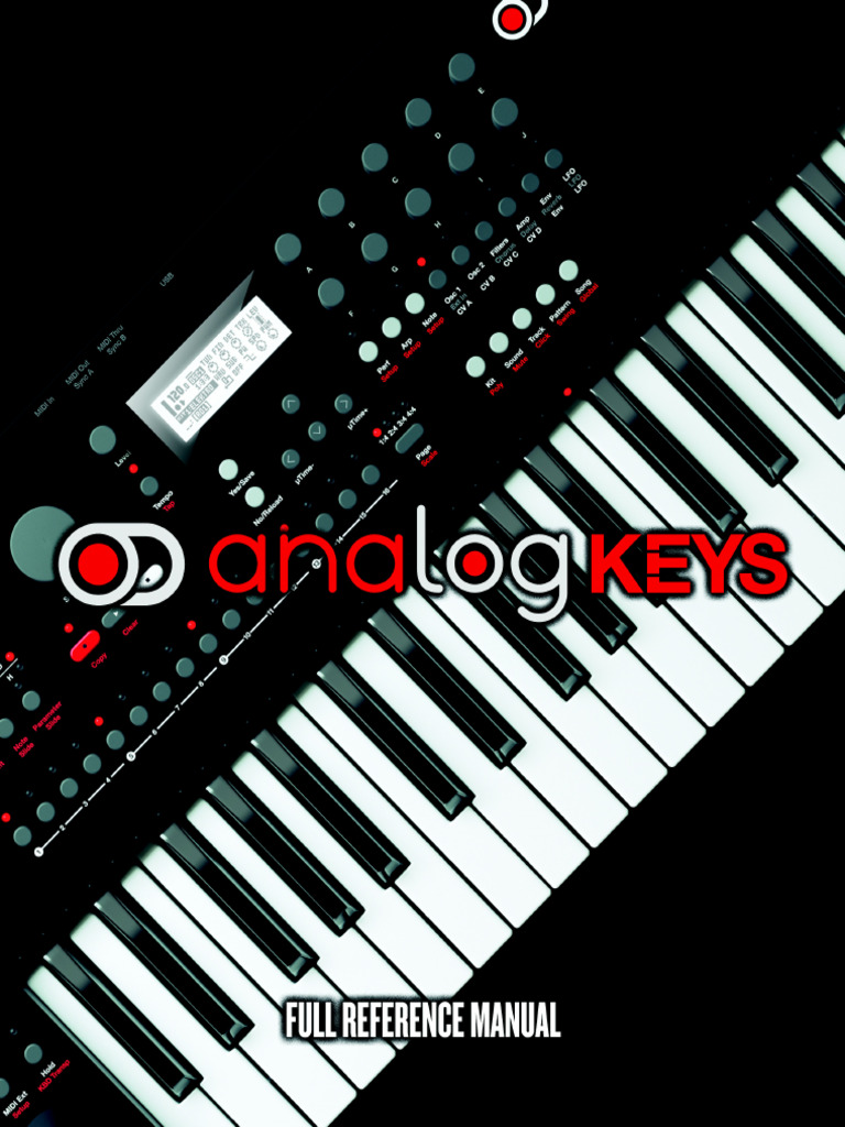 Analog Keys User Manual ENG OS 1.51C 220207 | PDF | Electromagnetic ...