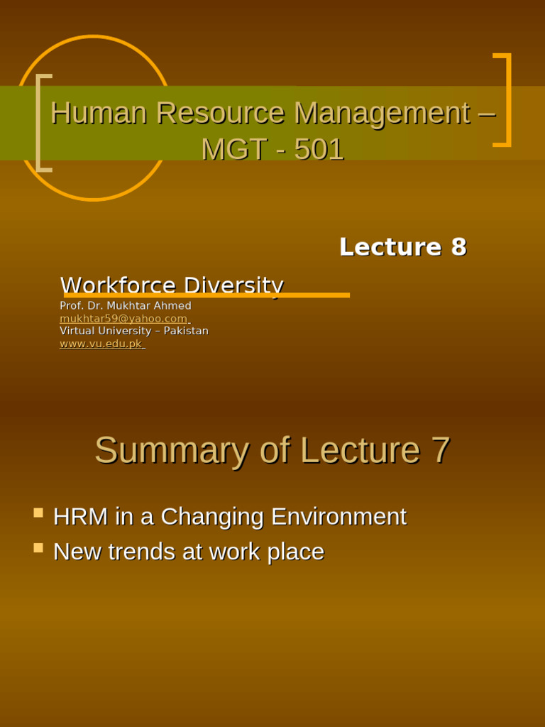 HRM-Lec-8 | PDF | Human Resource Management | Business Economics