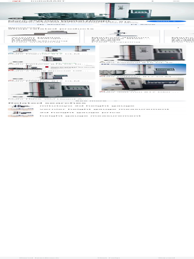 2d Height Gauge Mahr 816 - Google Search | PDF