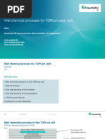 TOPCon Manufacturing Process | PDF | Solar Cell | Wafer (Electronics)