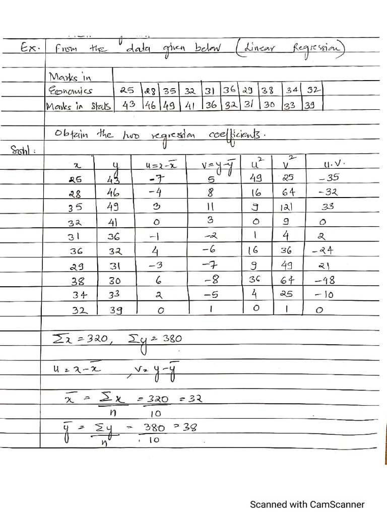 Linear Regression Example | PDF