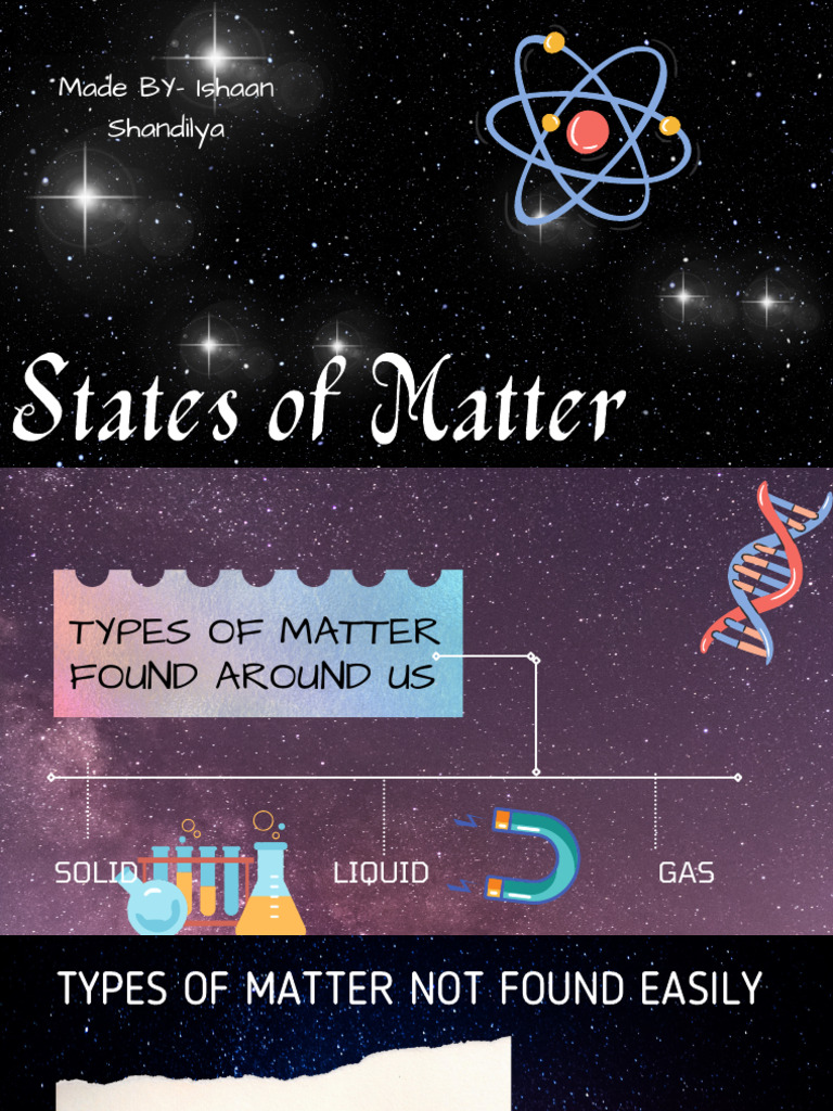 States Of Matter | PDF | Plasma (Physics) | Matter