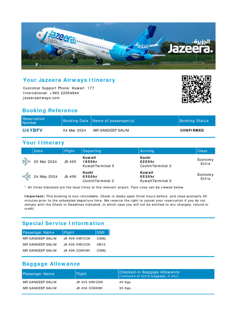 KWI-COK-KWI-25MAR-24MAY | PDF