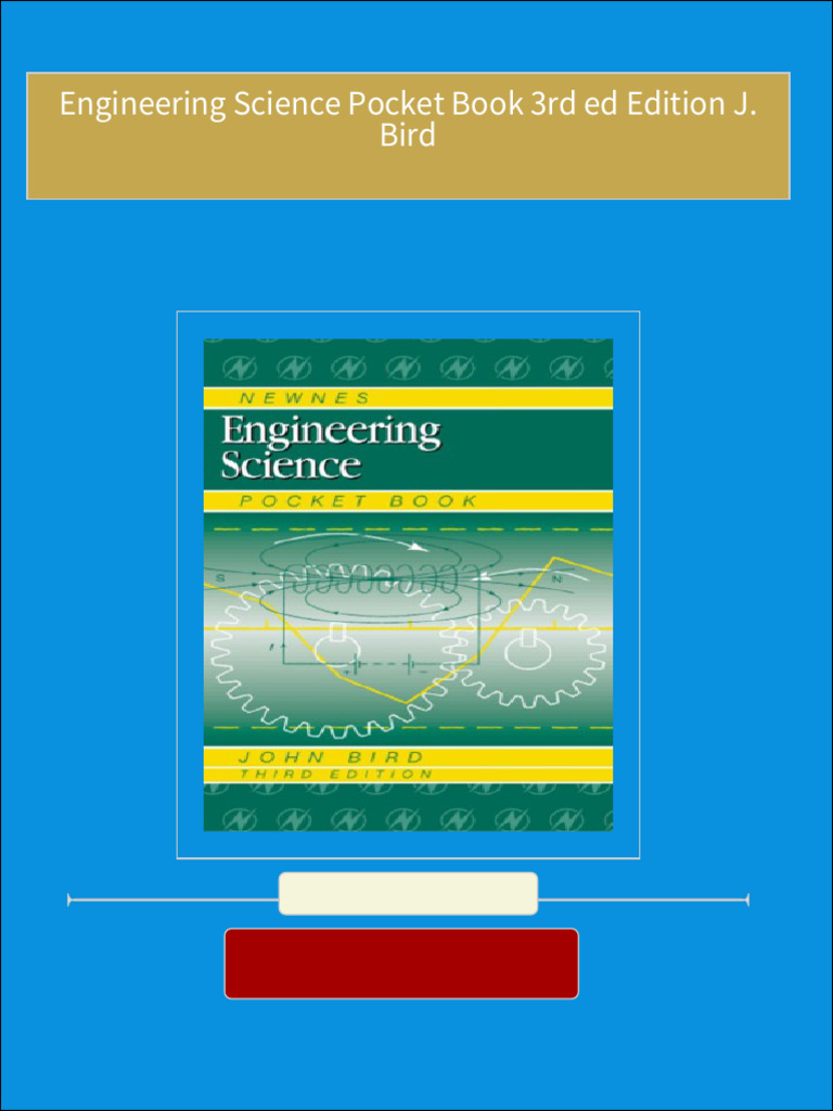 Get Engineering Science Pocket Book 3rd ed Edition J. Bird PDF ebook with Full Chapters Now ...