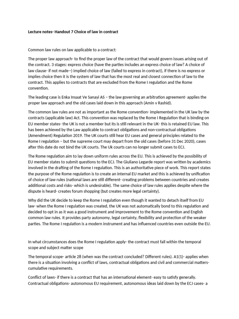 Lecture Notes Pdf Legal Liability Tort