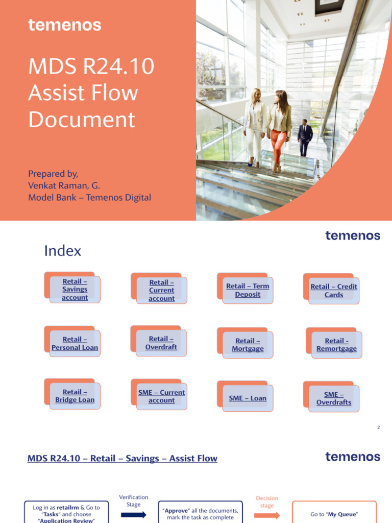MDS R24.10 Retail Banking Assist Flow | PDF | Login | Credit