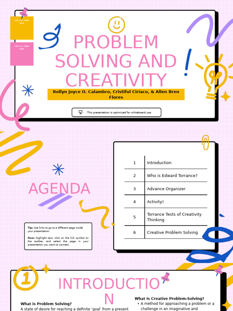 Problem Solving and Creativity Report | PDF | Creativity | Thought