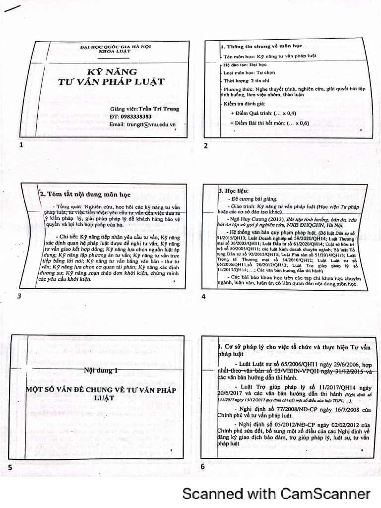 Kỹ Năng TVPL | PDF