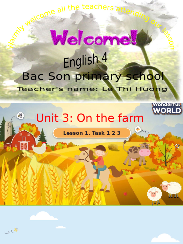 HUONG Unit 3 Lesson 1-Period 1-Edited (Repaired) | PDF | Animals And Humans | Ethnobiology