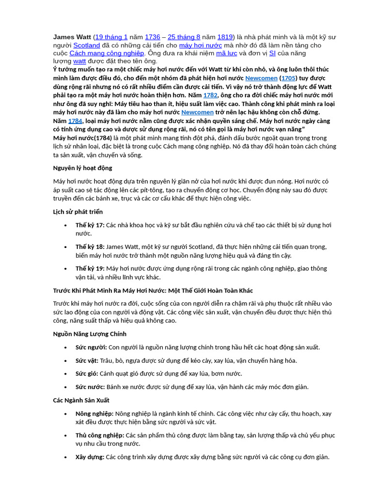 James Watt | PDF