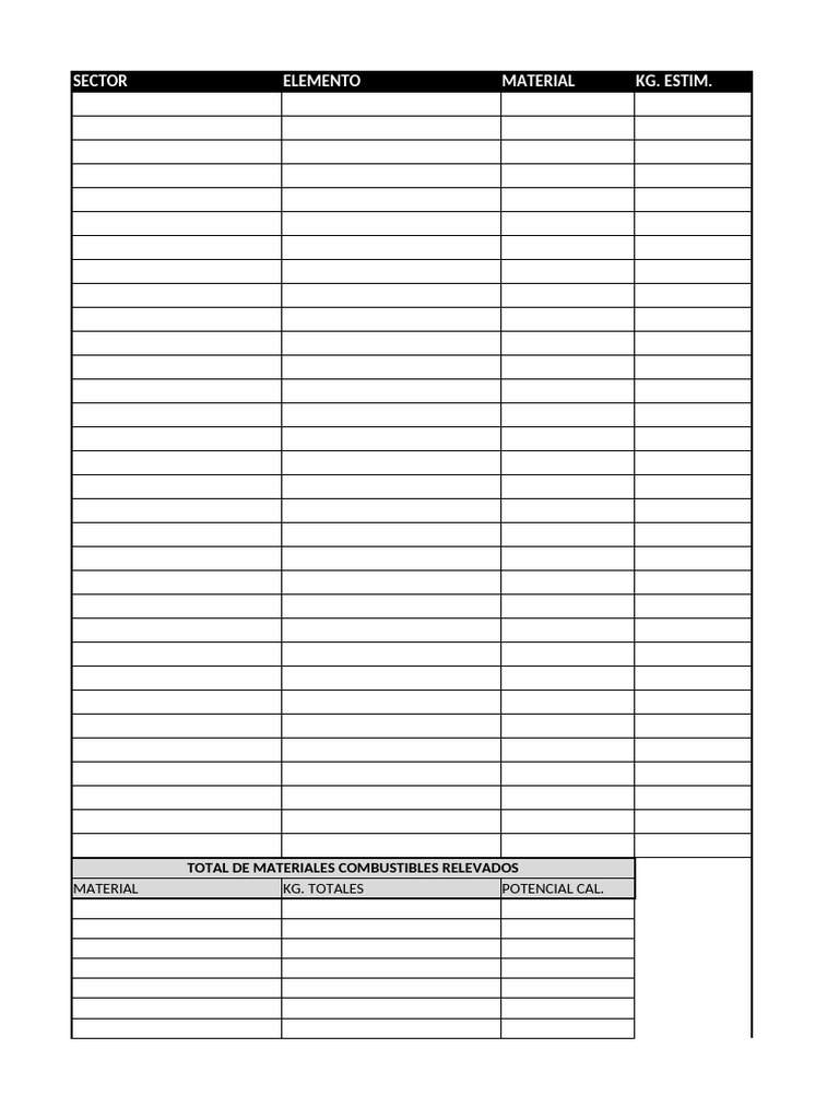 Planilla Rel. CDF | PDF