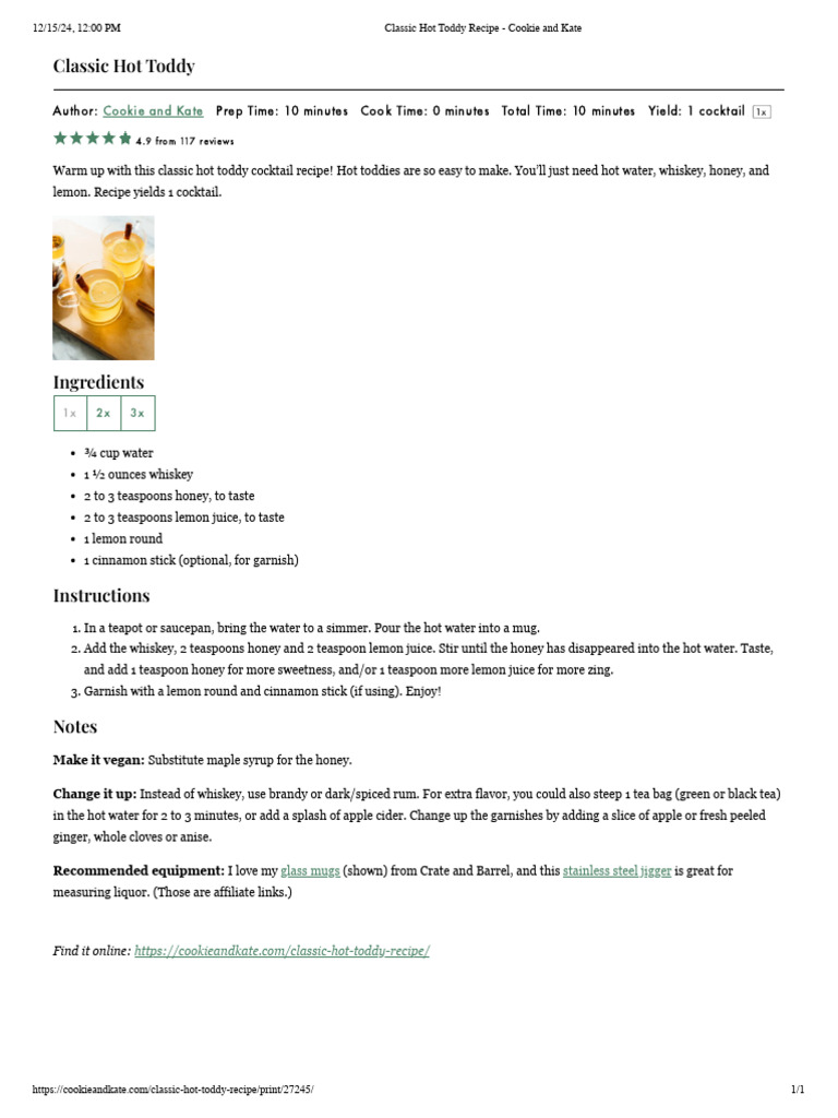 Classic Recipe | PDF